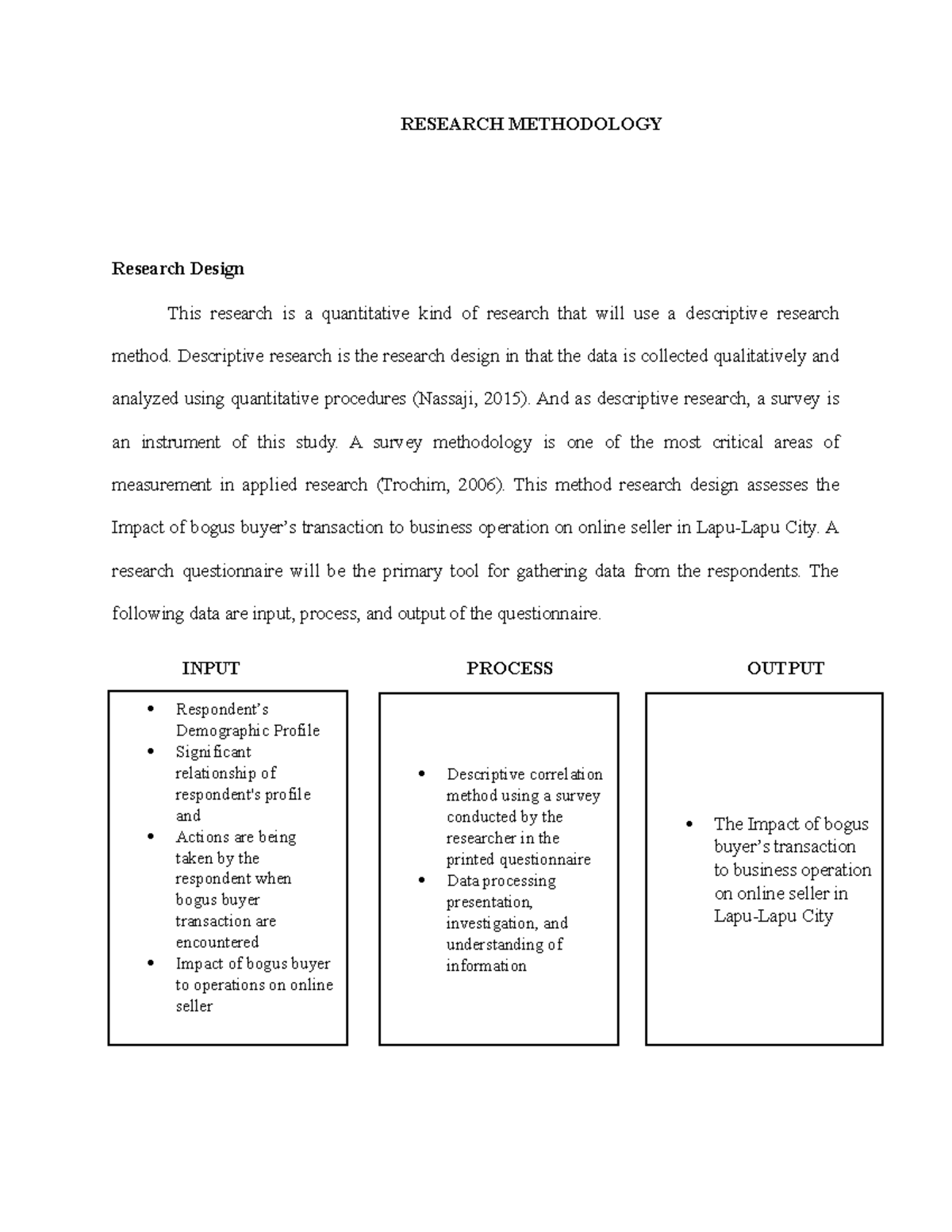 FOR-THE-WIN - this research is all about the impact of bogus buyer ...