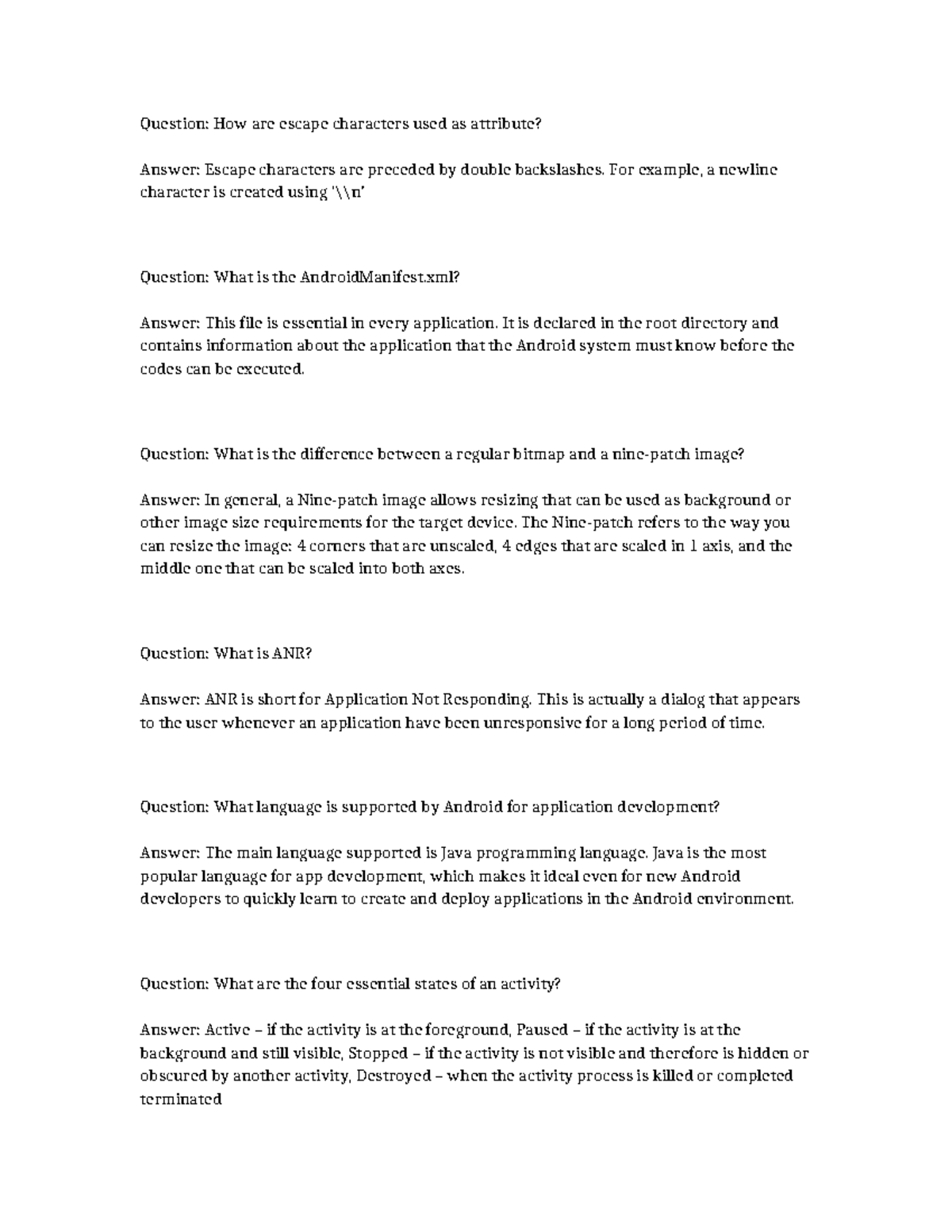 Cheilotomy bartko mirthsome - Question: How are escape characters used ...