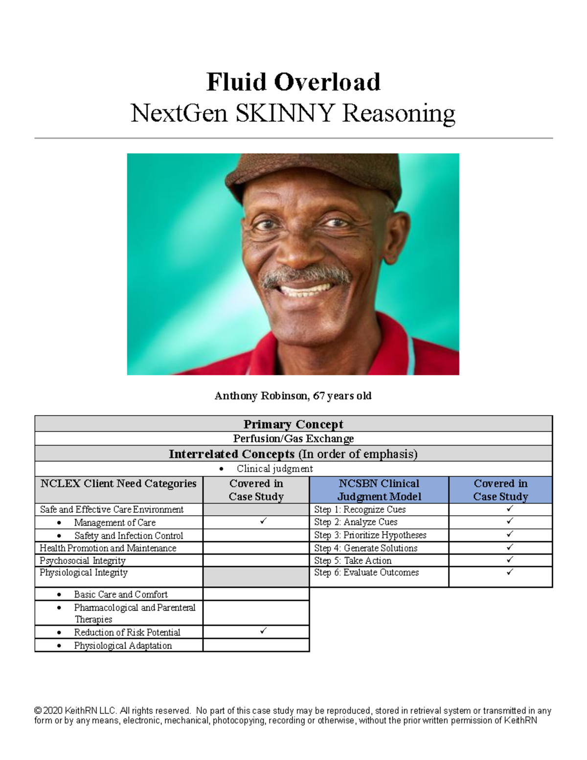 Fluid overload case study. fluid overload - © 2020 KeithRN LLC. All ...