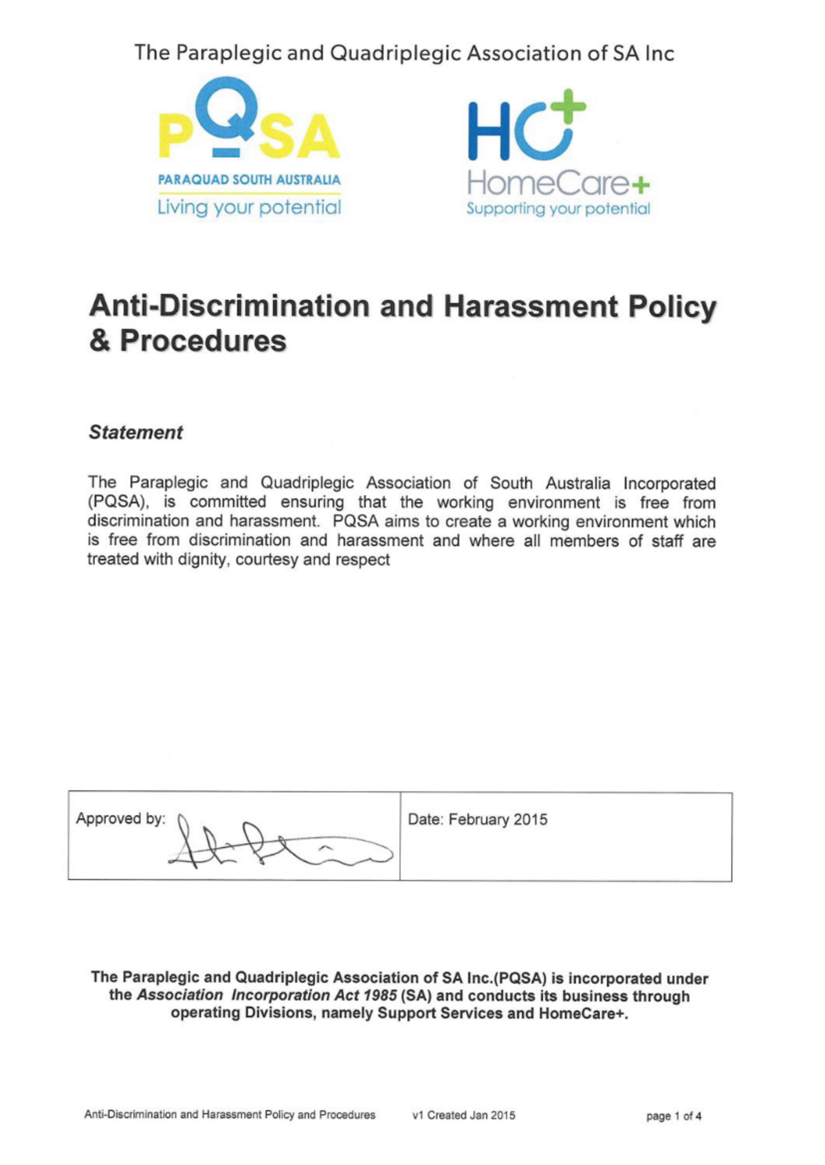 Bsbcrt 311 Anti-Discrimination-and-Harassment-Policy-and-Procedures ...