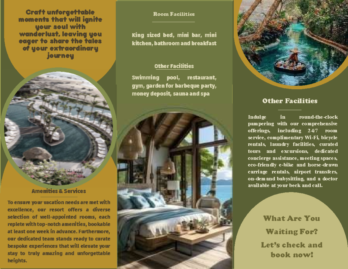 Group Assignment Brochure - Other Facilities Indulge in round-the-clock ...