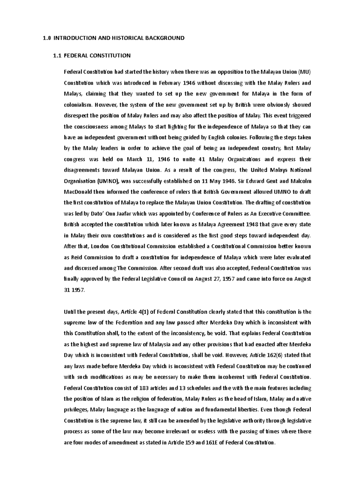 Introduction AND Historical Background - 1 INTRODUCTION AND HISTORICAL ...