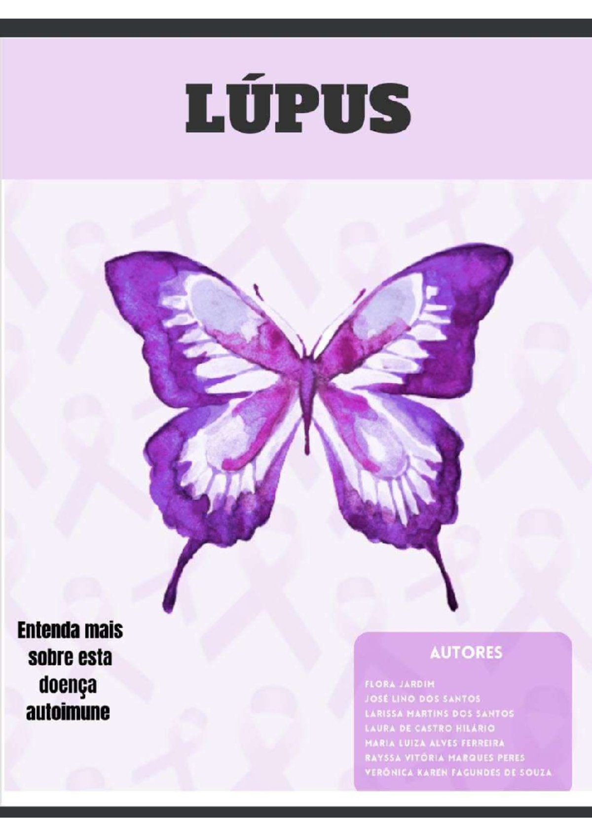 Lupus cartilha trabalho - patologia geral - Studocu