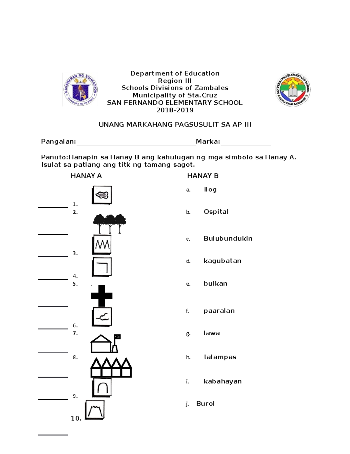 AP 3 - AP 3 - Department of Education Region III Schools Divisions of ...