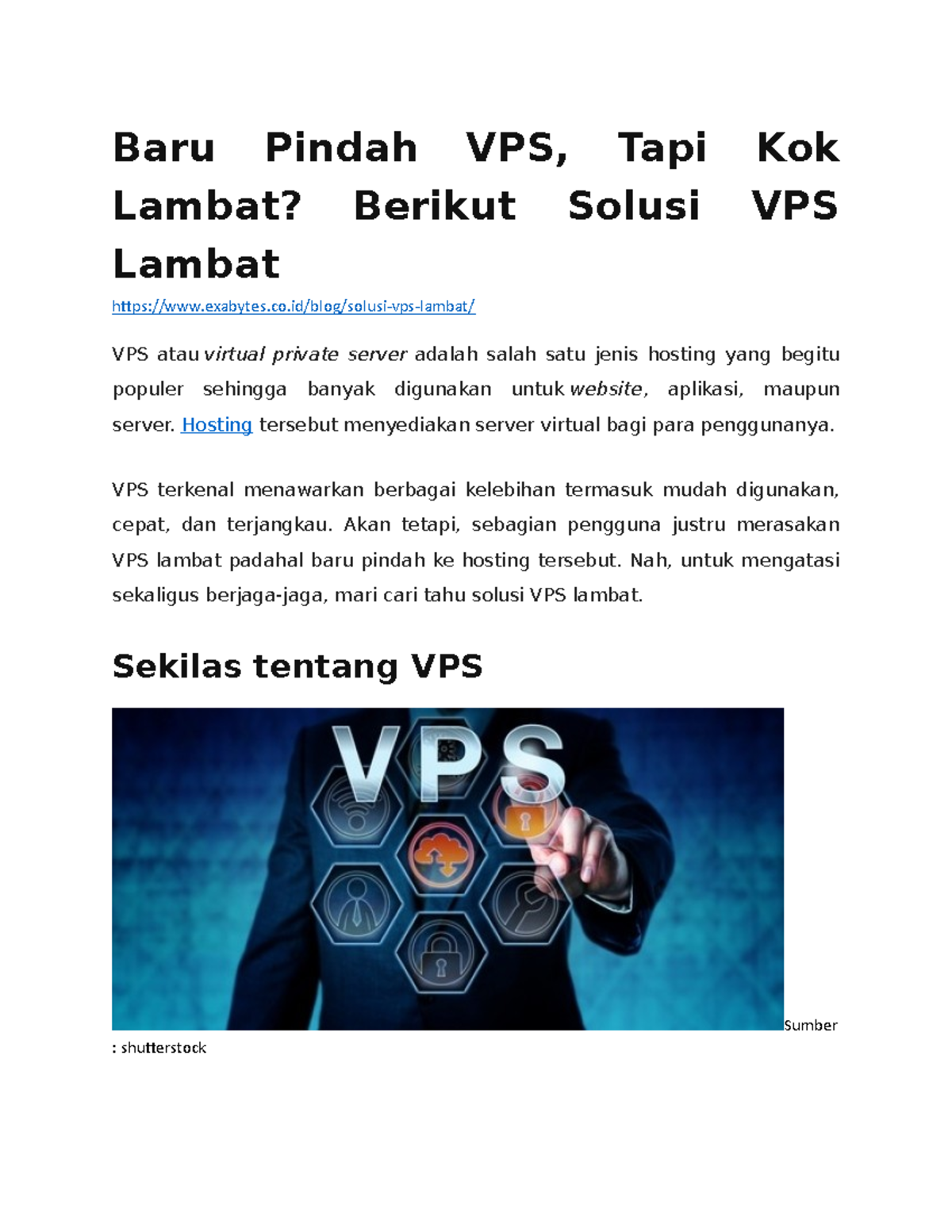 Baru Pindah VPS, Tapi Kok Lambat, Berikut Solusi VPS Lambat - Baru Pindah VPS, Tapi Kok Lambat ...