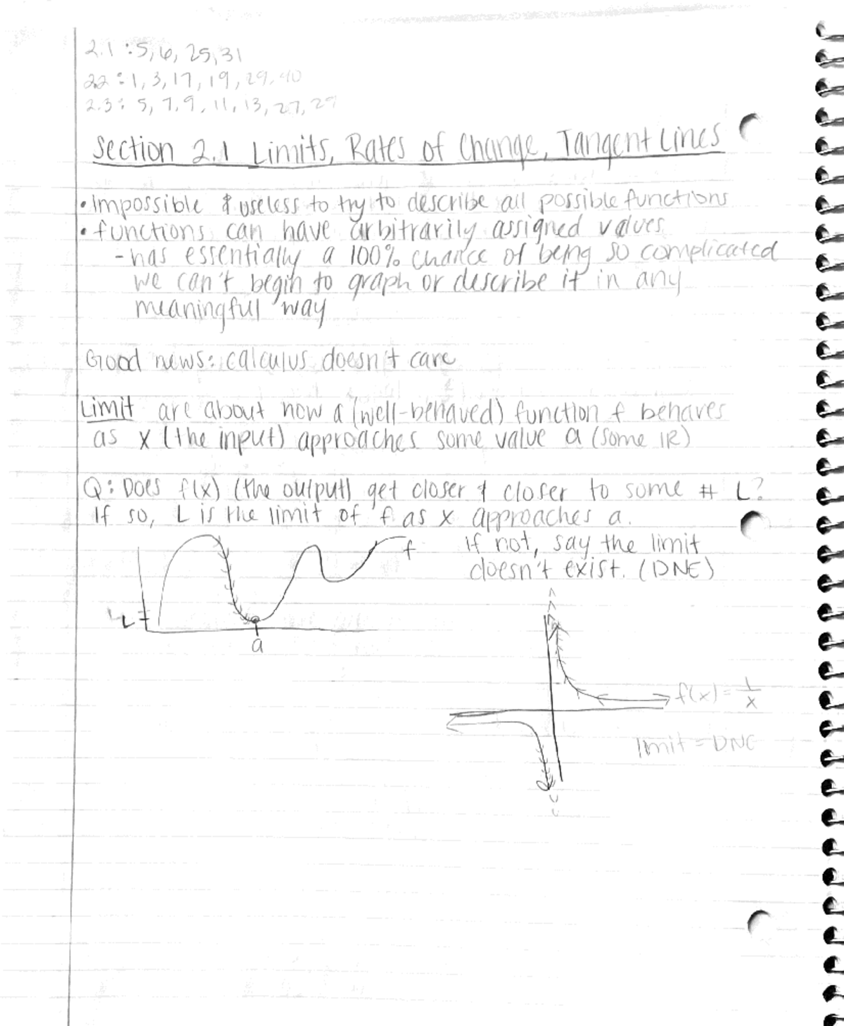 2.1 Limits, Rates of Change, Tangent Lines - MAT 136 - Studocu