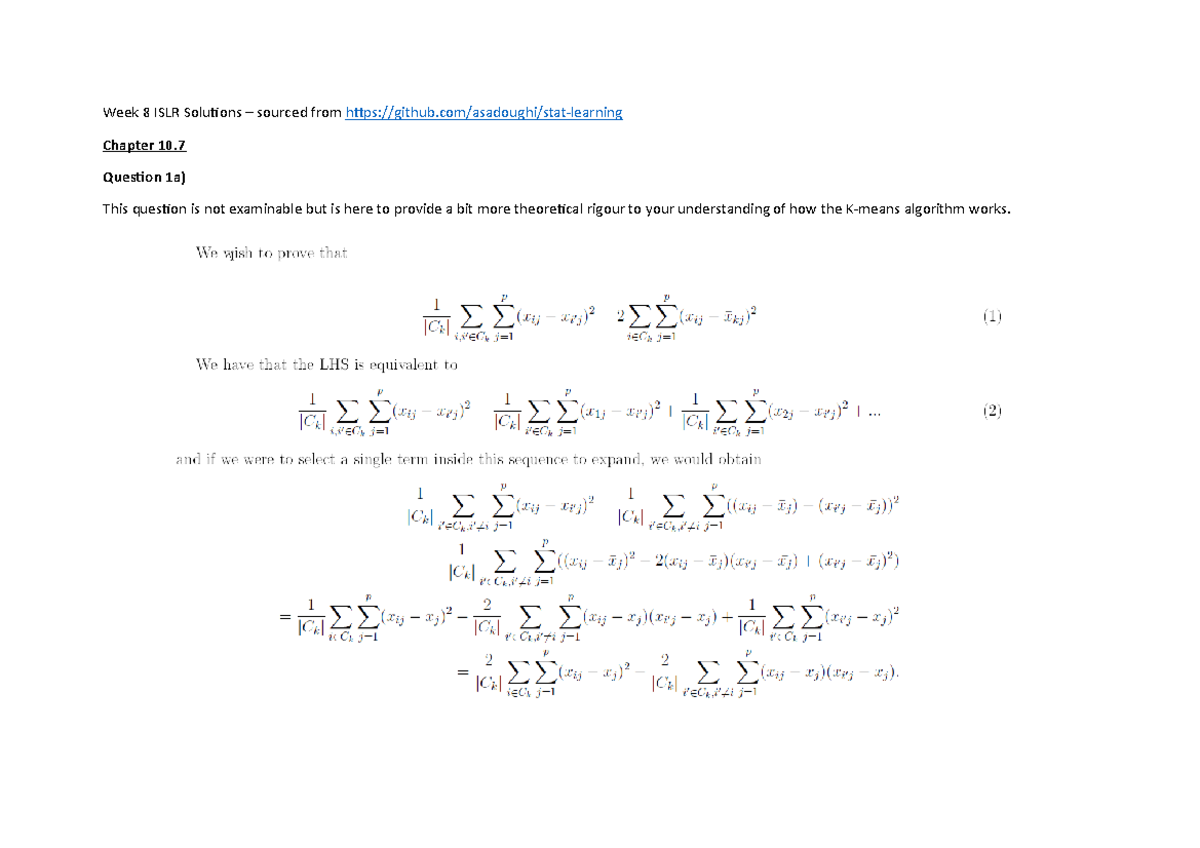 Week 8 ISLR Solutions - Week 8 ISLR Solutions – sourced from github/asadoughi/stat-learning ...