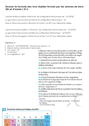 Chapitre 1 - Le modele de l'atome - Le modèle de l’atome Activite 1 ...