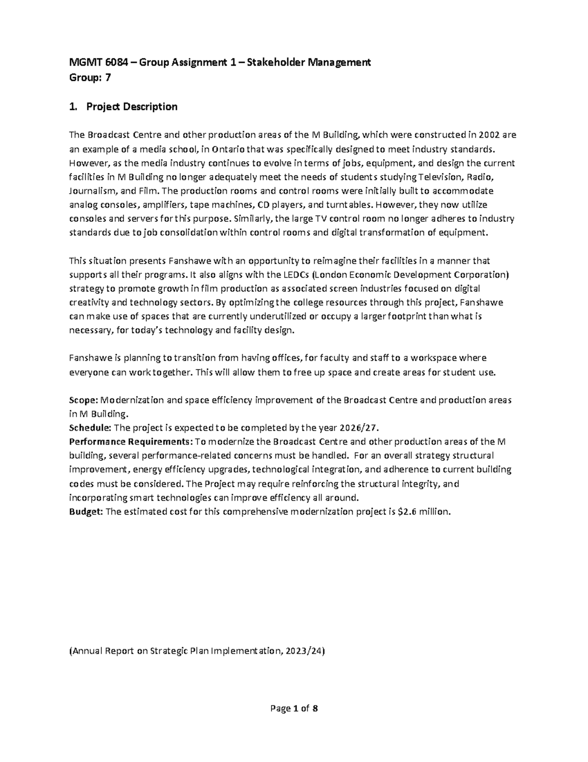 Individual Assignment - Project in YOUR Life Reflect in ePortfolio Download Open with docReader ...