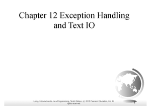 Ch9 - drwrwf - Chapter 9 Objects and Classes Motivations After learning ...