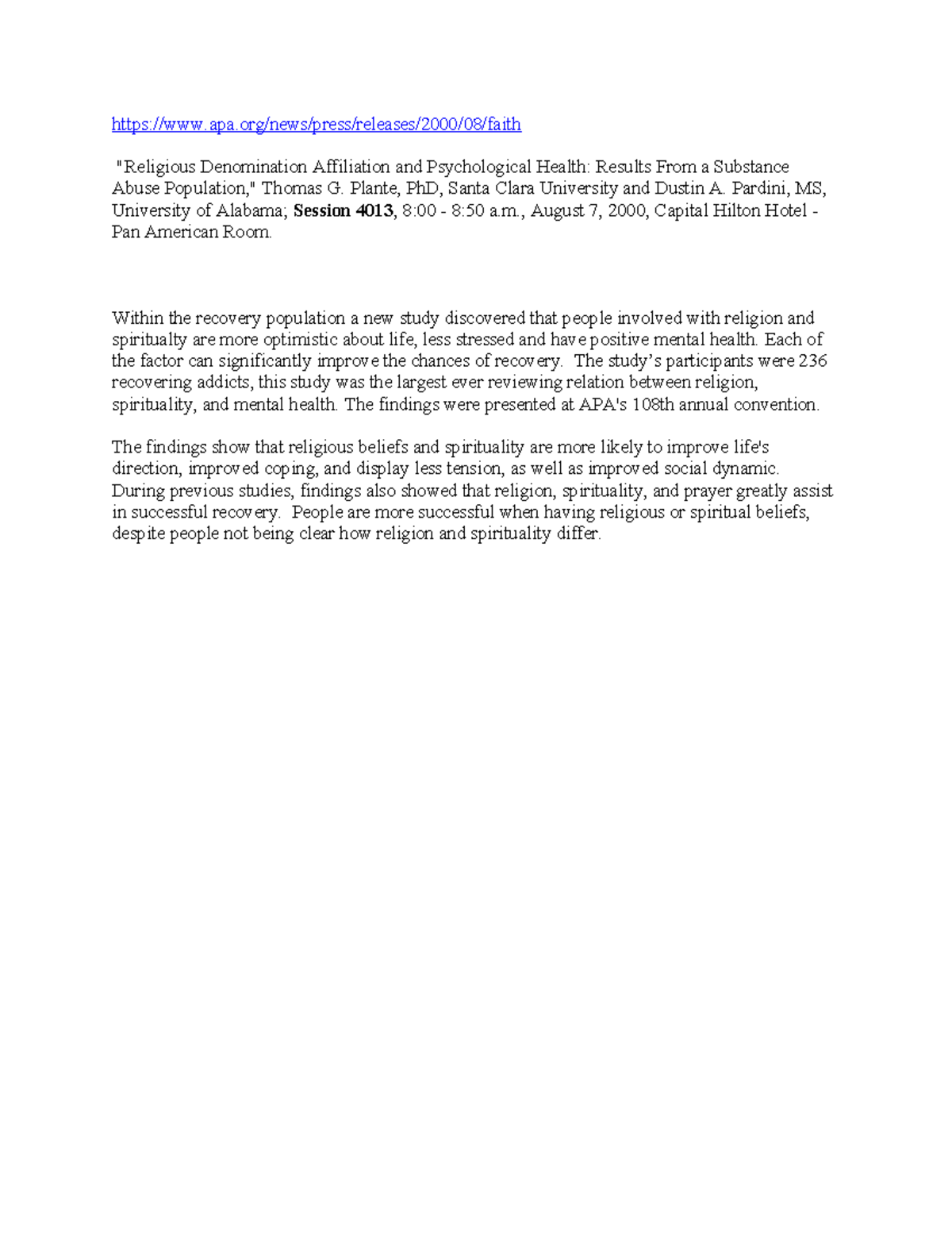 Topic 3 Chapter 3 Internet - apa/news/press/releases/2000/08/faith ...