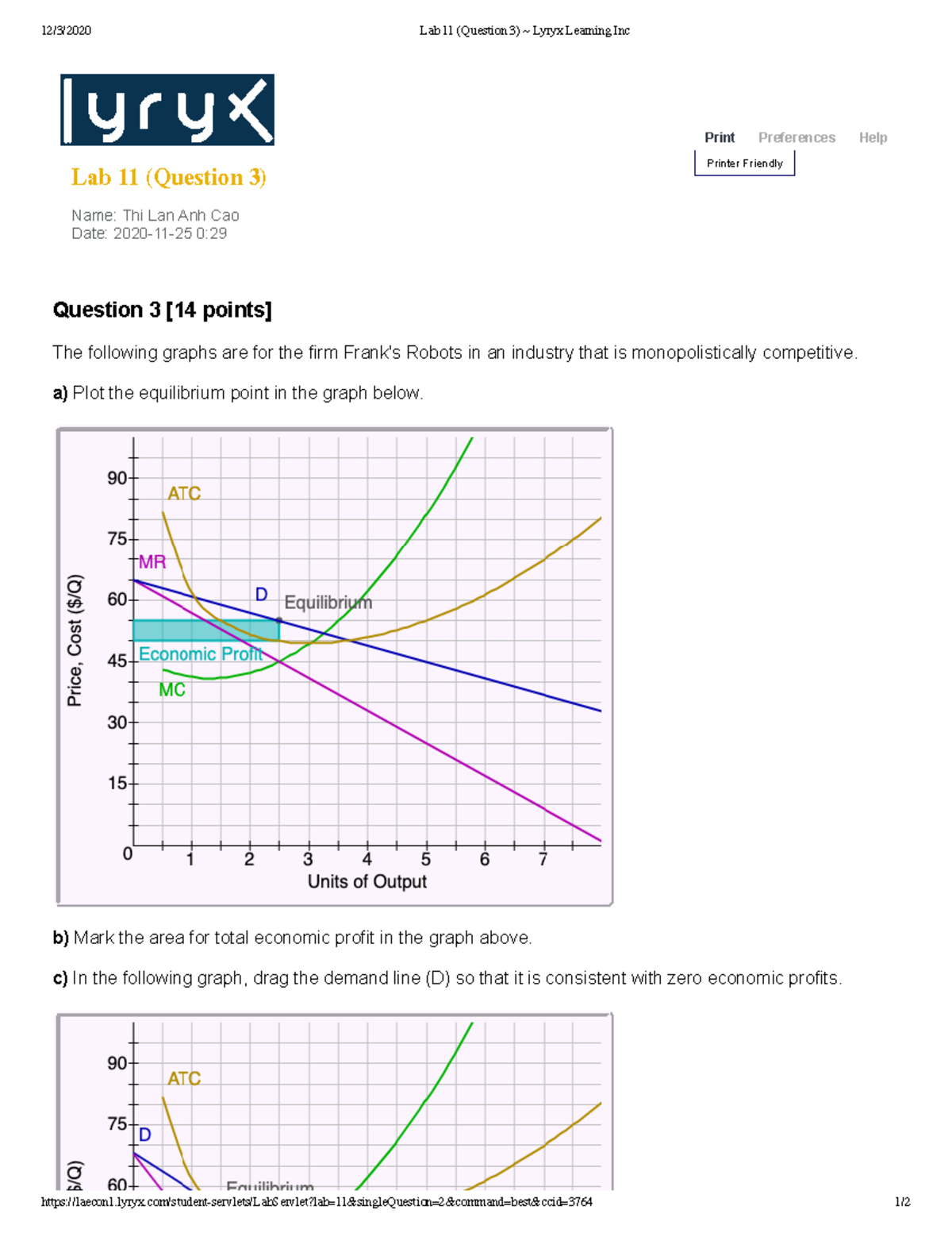 Lab 11 (Question 3) Lyryx Learning Inc - 12/3/2020 Lab 11 (Question 3 ...