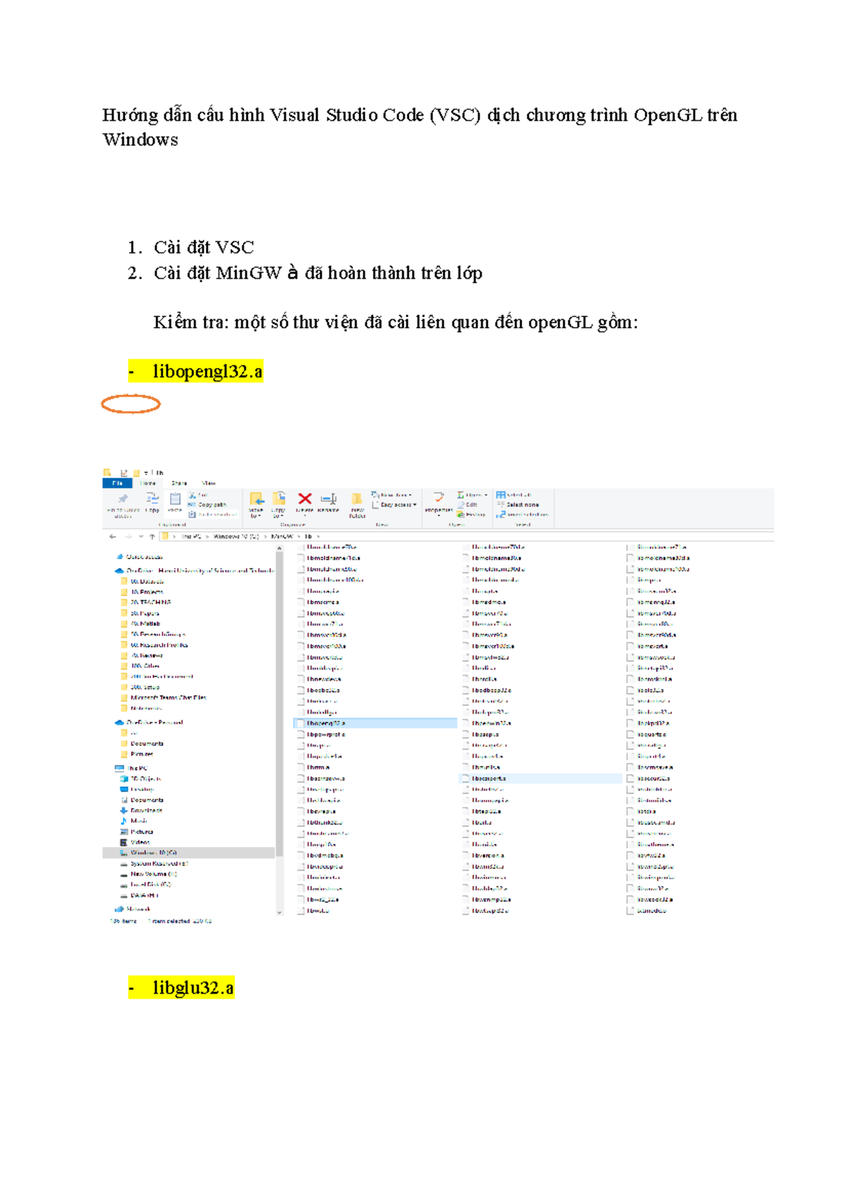 Huongdan Cai Dat VSC va Open GL - Hướng dẫn cấu hình Visual Studio Code ...