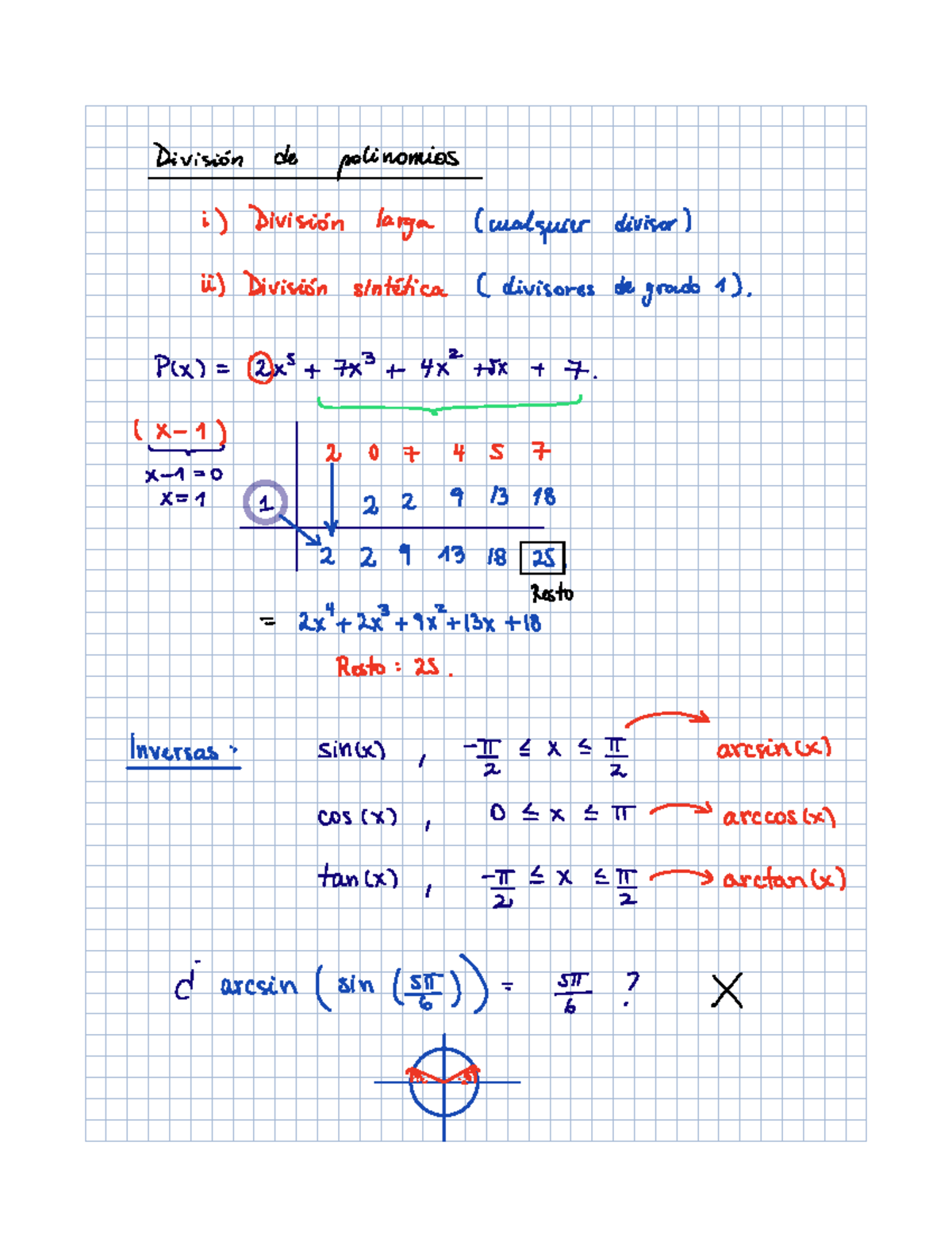 Nota 20-06-2022 - Tutoria de precalculo - División de polinomios i ...
