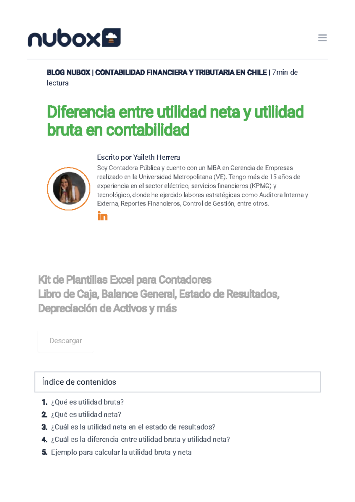 Diferencia entre utilidad neta y utilidad bruta en contabilidad - BLOG ...