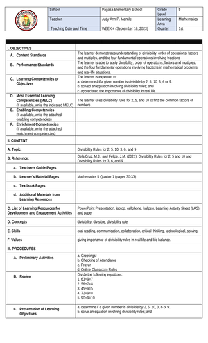 Opcrf-2024- Tabbings - Innovation Innovation 1. School Memorandum on ...