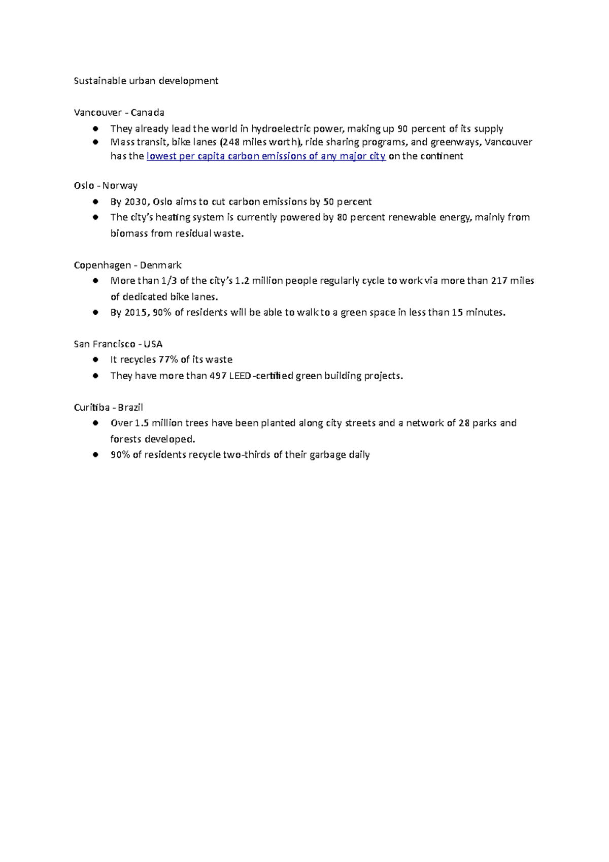 Sustainable urban development case studies - Sustainable urban ...