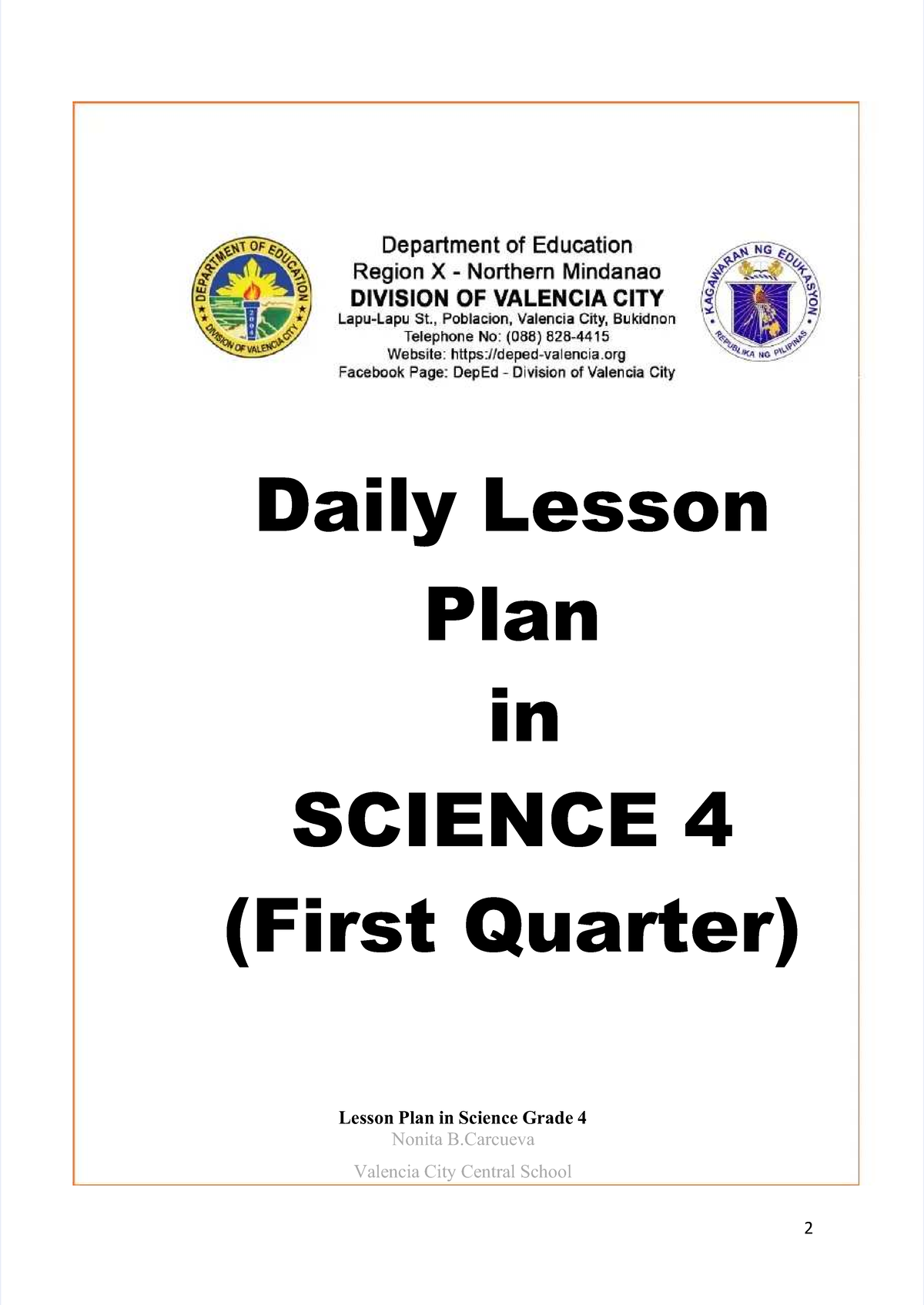 Pdf-lesson-plan-in-science-grade-4 compress - Lesson Plan in Science ...