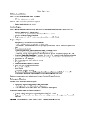 Chapter 5 section 1 homework - HUSH Chapter 5 Section 1 Homework Terms ...