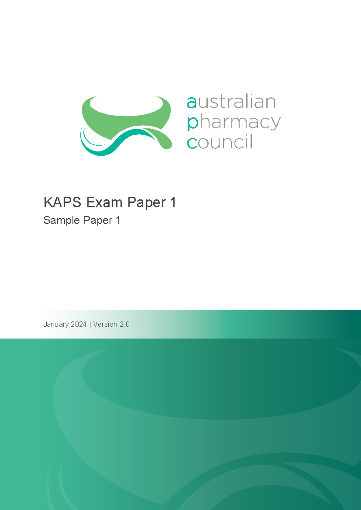 APC 2 - GOOD - January 2024 | Version 2. KAPS Exam Paper Sample Paper ...