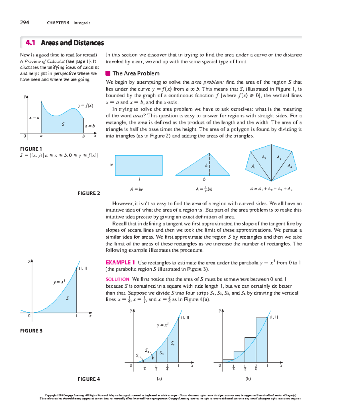 MATH CH - math work - 294 CHAPTER 4 Integrals In this section we ...