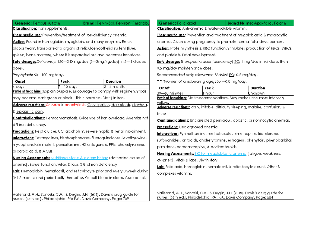 Med cards starting with F PDF - Generic: Ferrous sulfate Brand: Fer-In ...