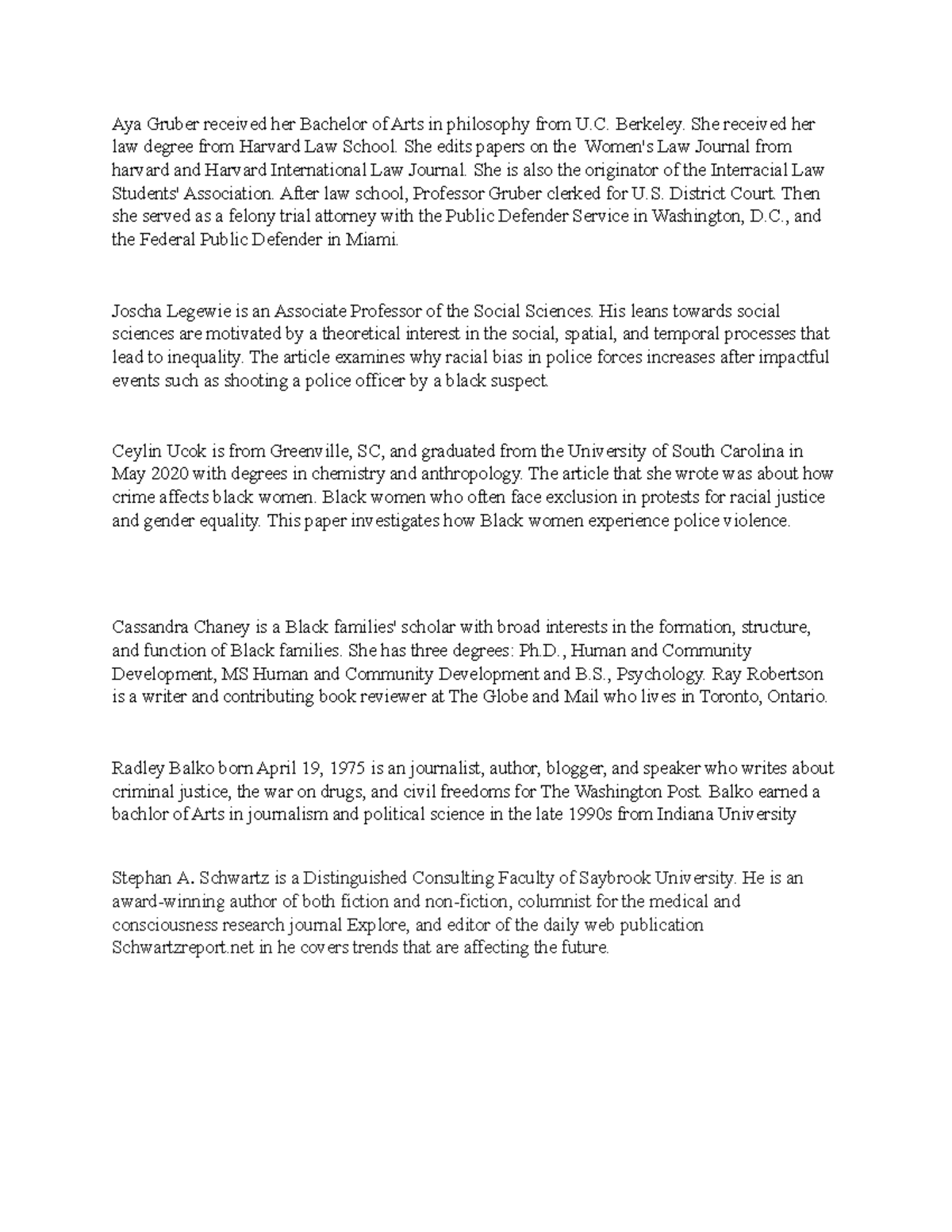 Authors - Aya Gruber received her Bachelor of Arts in philosophy from U ...