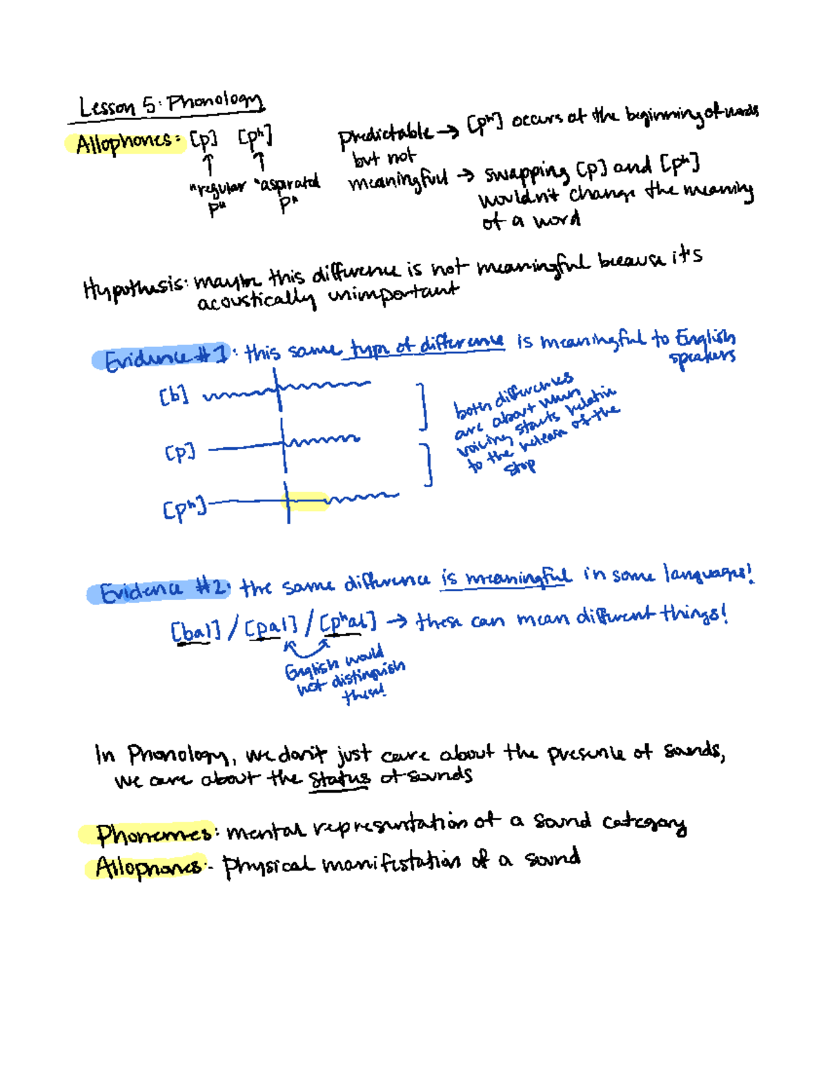 Lesson 5 notes - Lessonsiphonologr predictable Ph occurs at the ...