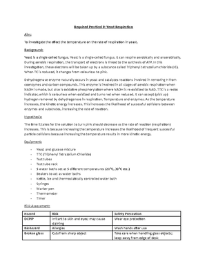 Practicle 10 - Practical write up - Required Practical 10: Woodlice ...