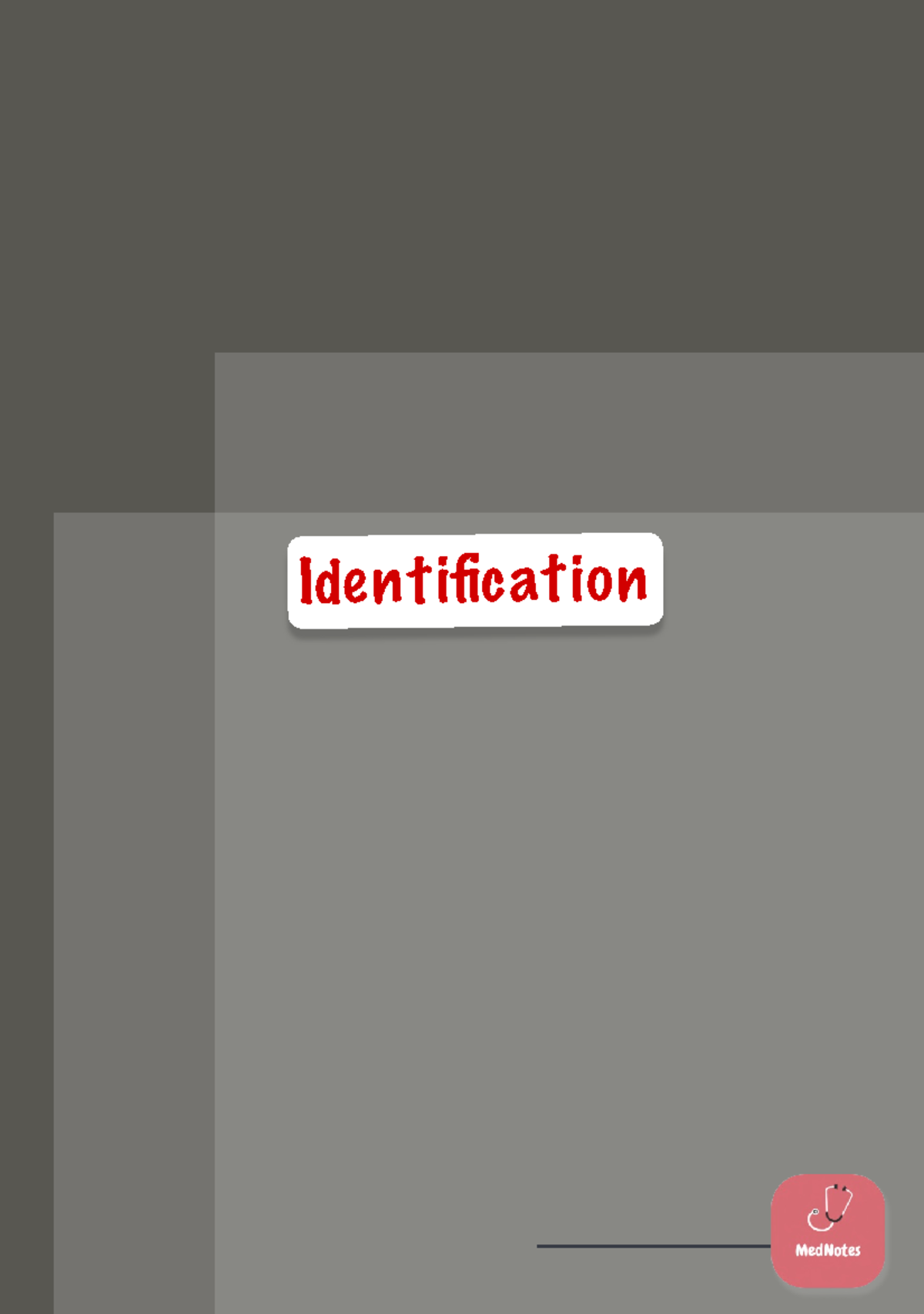 2. Identification - lecture ppt. - Identification &. Difference between ...