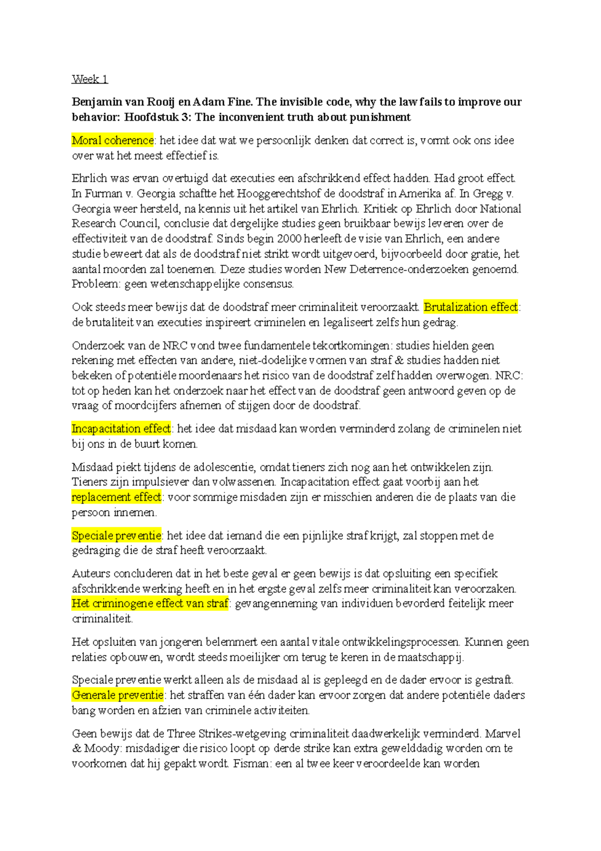 Vaksamenvatting R&MG 18-19 (week 1-6) - Week 1 Benjamin van Rooij en ...