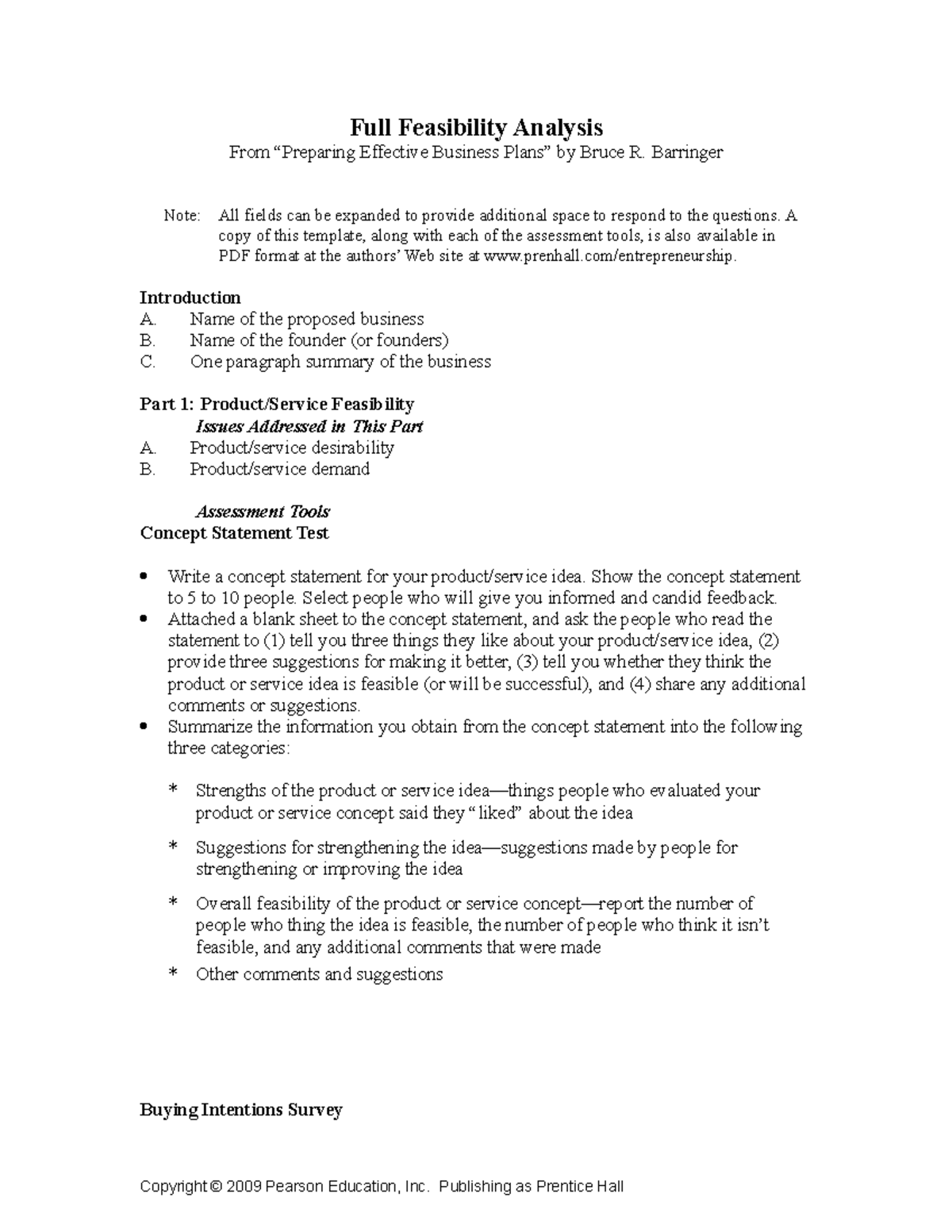Full Feasibility Analysis revised 2019 - Full Feasibility Analysis From ...