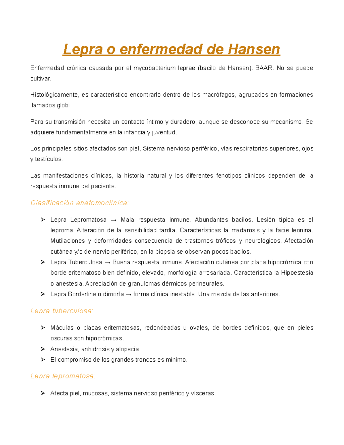 19-Lepra o enfermedad de Hansen - Lepra o enfermedad de Hansen ...