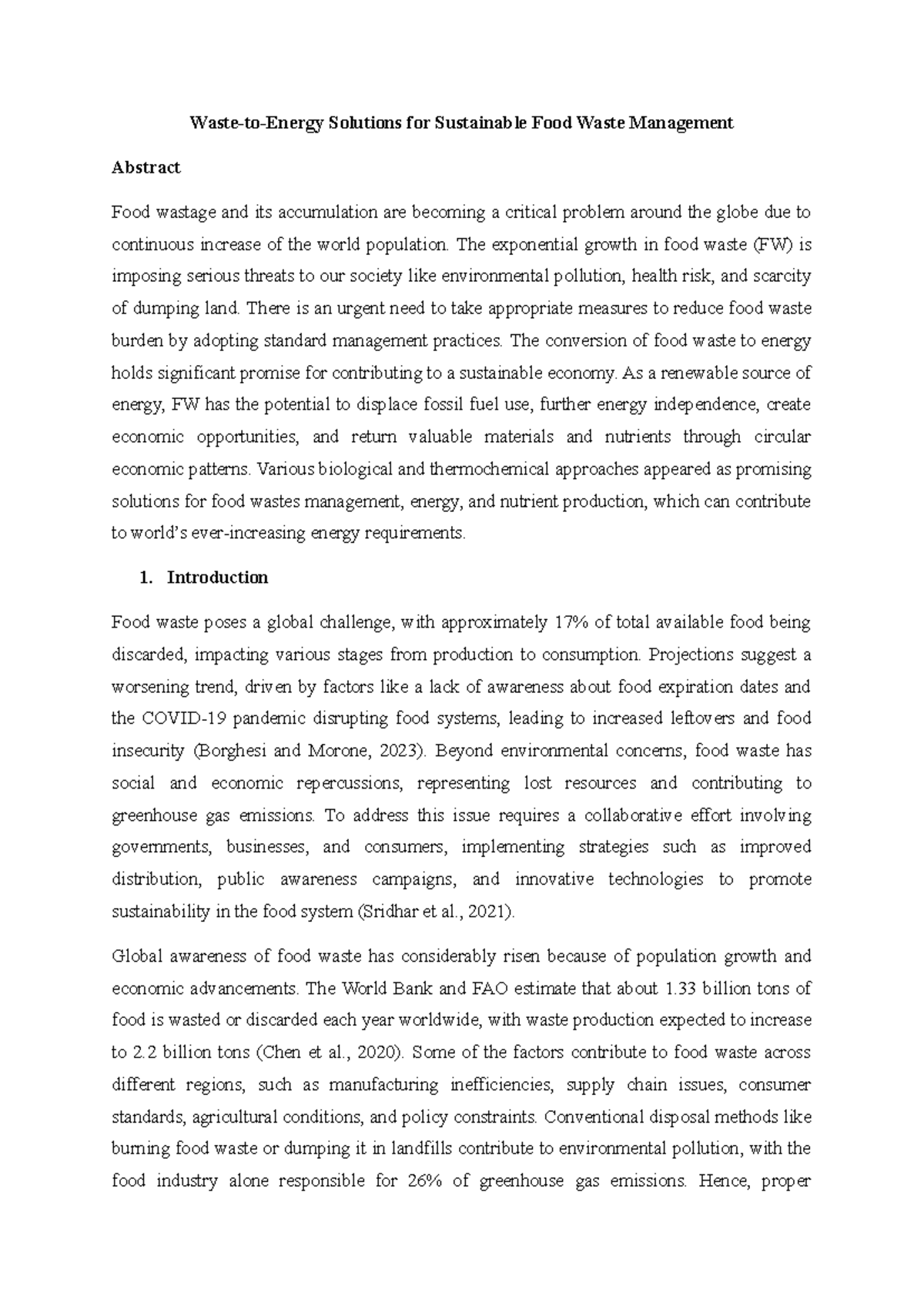 Waste to energy book chapter - Waste-to-Energy Solutions for ...