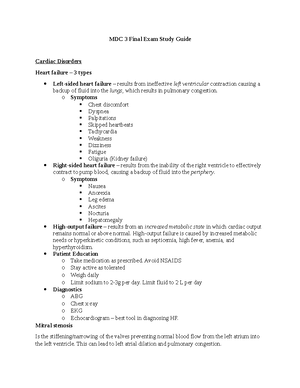 Med-Surg Charles Jones Activity - Med-Surg: NLN II, Case 4, Complex: Congestive Heart Failure ...