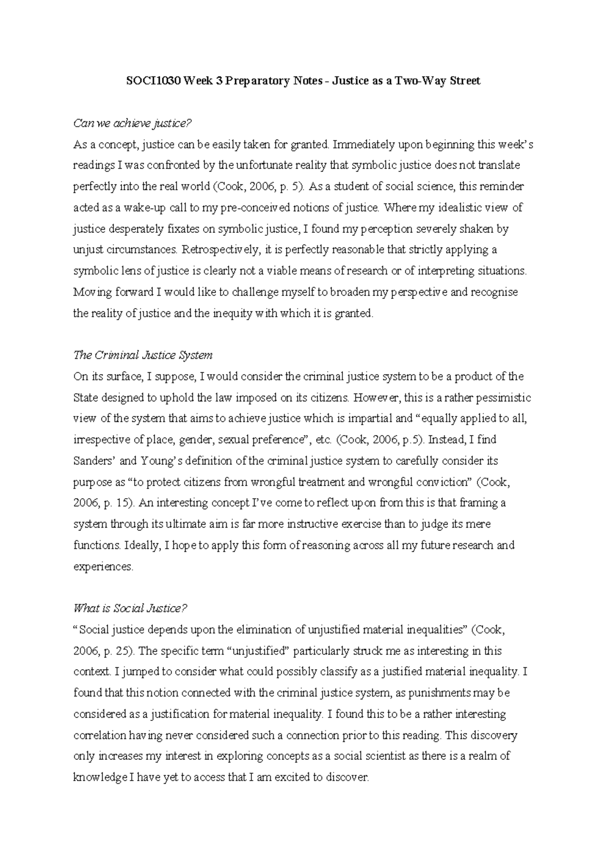 SOCI1030 Week 3 Preparatory Notes - SOCI1030 Week 3 Preparatory Notes ...