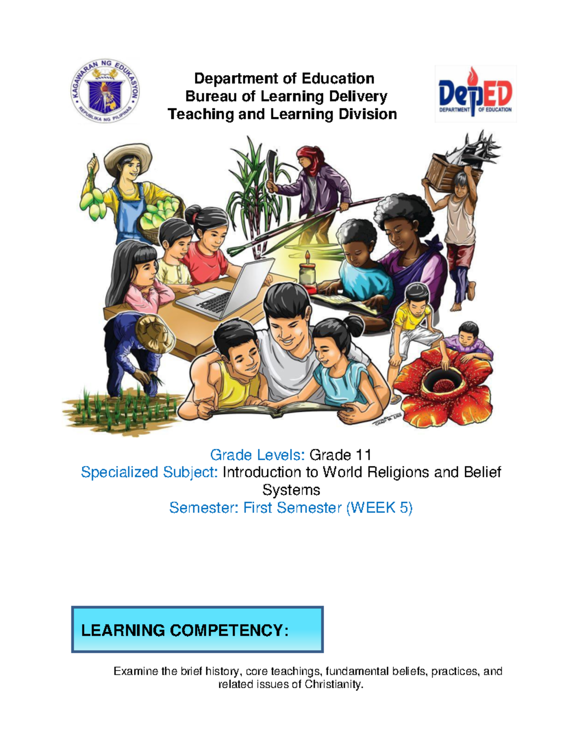 Week-5 - awdw - Department of Education Bureau of Learning Delivery ...