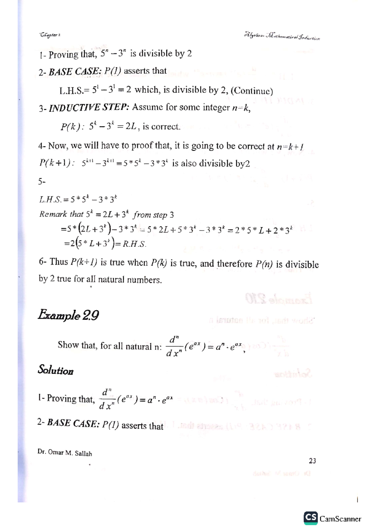 Mathematical Induction #3 - Mathematics - Studocu