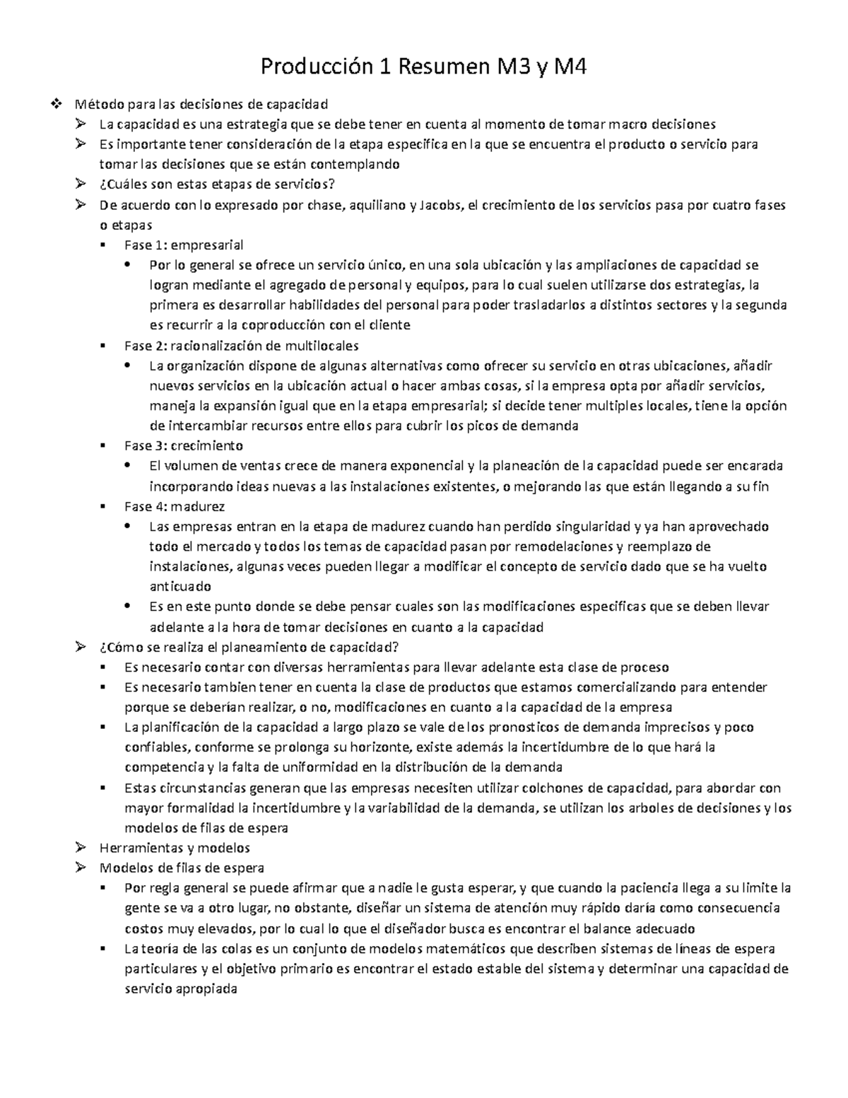 Producción 1 Resumen M3 y M4 - Consecuentemente, las empresas deben ser capaces de interpretar ...