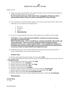 ACC 340 Module Four Homework - Module Four Homework Please answer the ...