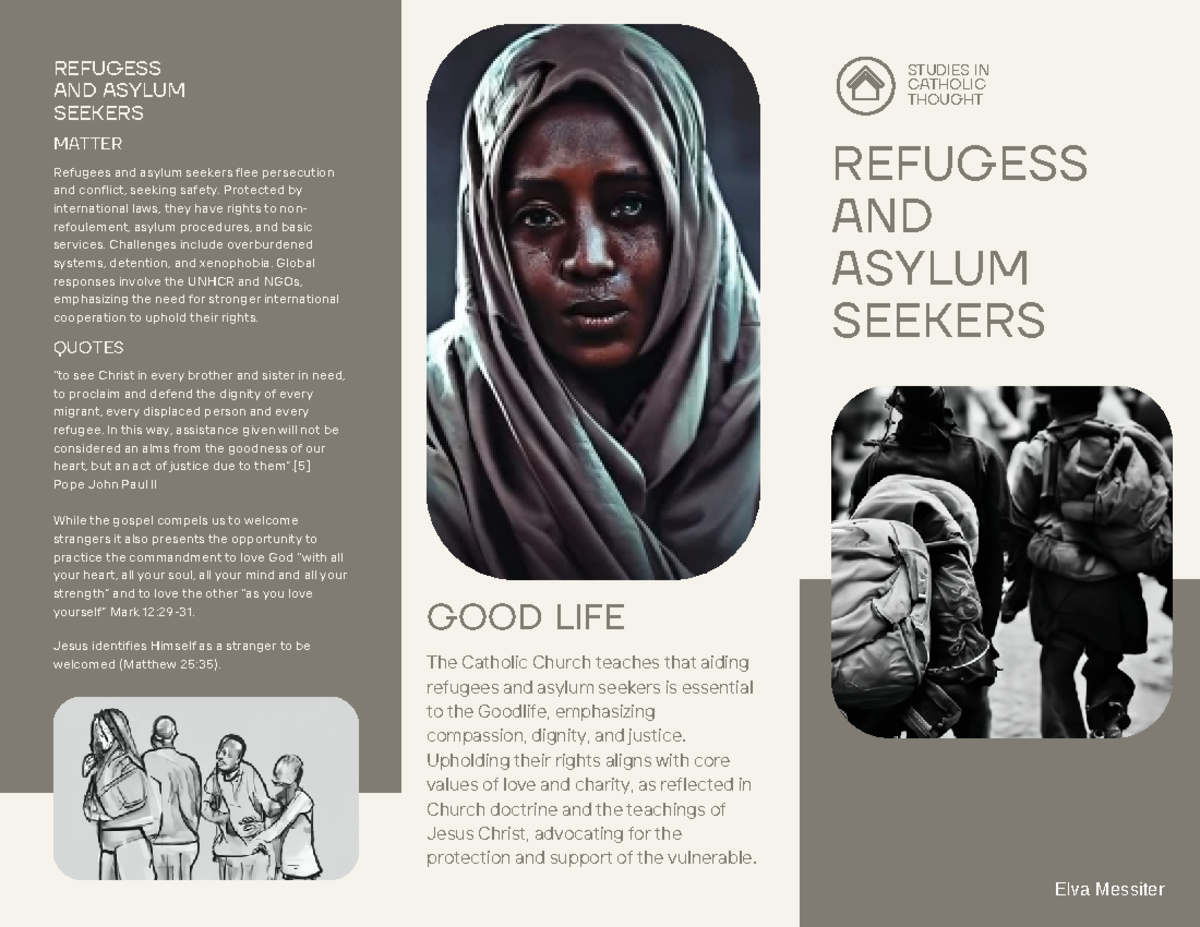 CAT refugee brochure - REFUGESS AND ASYLUM SEEKERS “to see Christ in ...