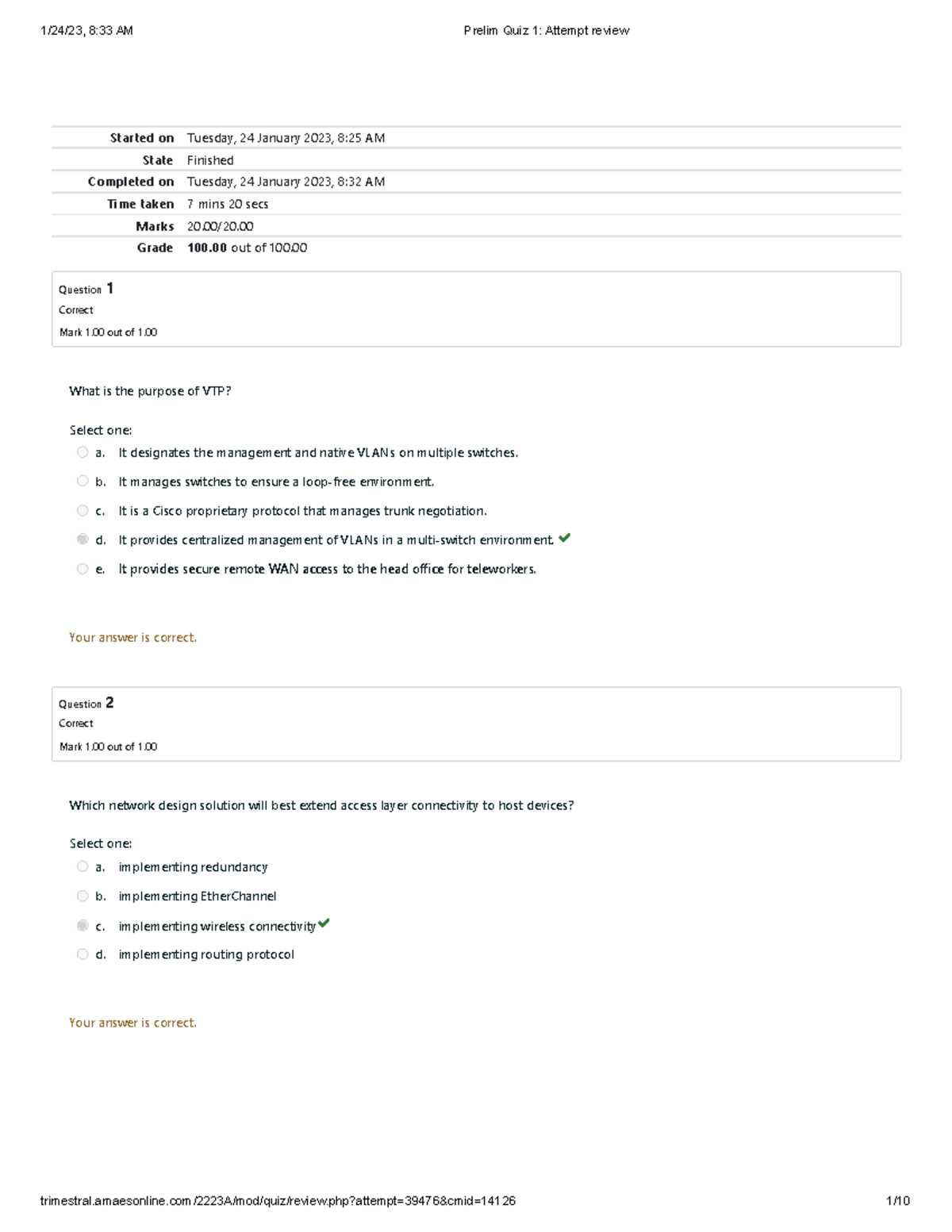Prelim Quiz 1 Data Com - sadasasdasdasda - Started on Tuesday, 24 ...