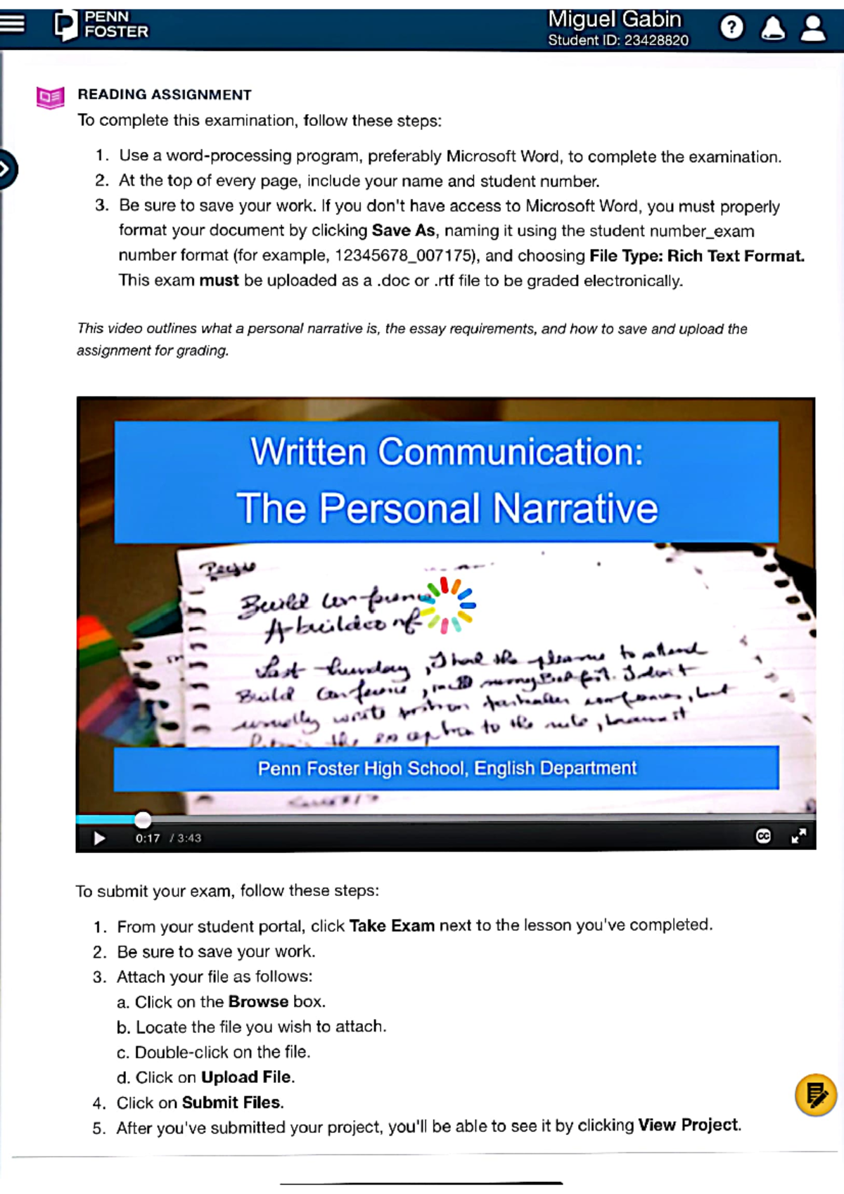 Personal narrative - case studies - business communication - Studocu