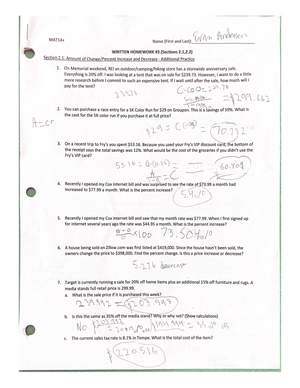 Module 2 Take Home Review - MAT141 - Studocu