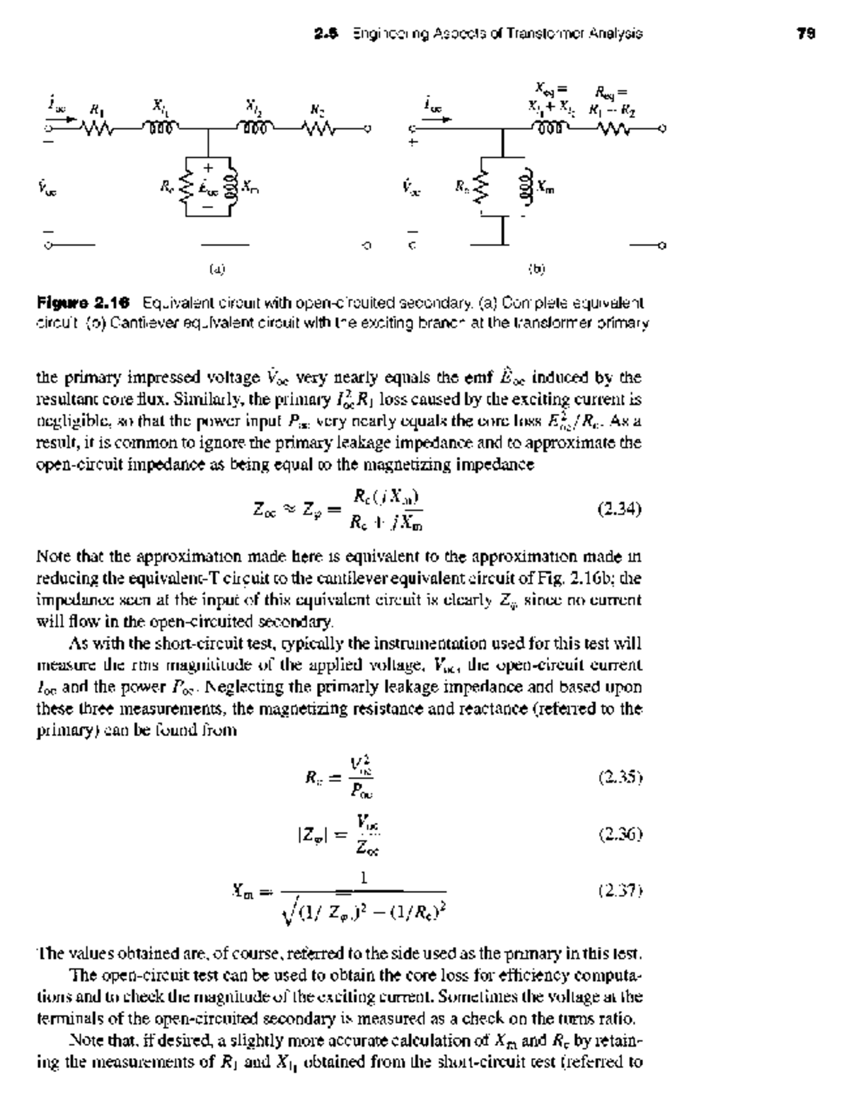 ELEC 440 - Lecture 8 - 2 Engineering Aspects of Transformer Analysis + (a) (b) Figure 2 ...
