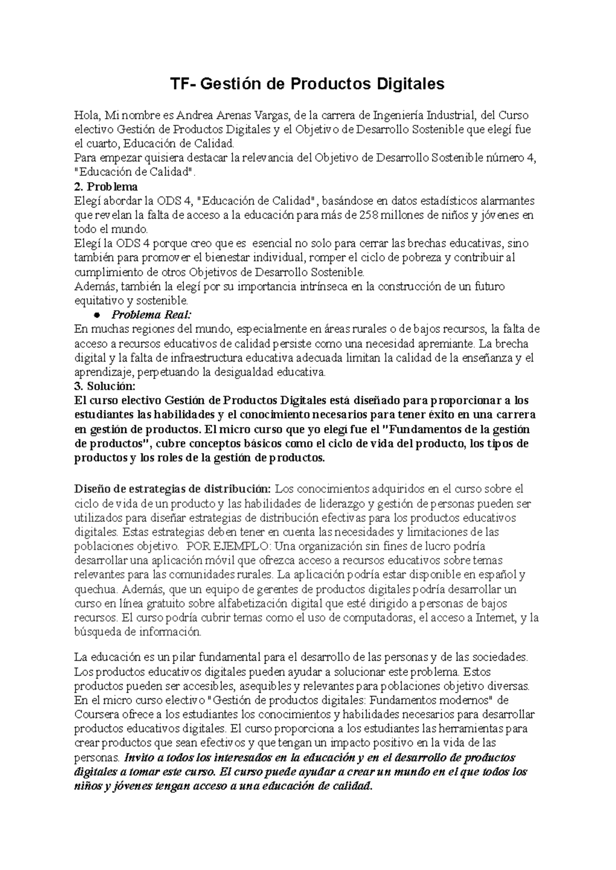 TF- Gestión de Productos Digitales expo - TF- Gestión de Productos ...