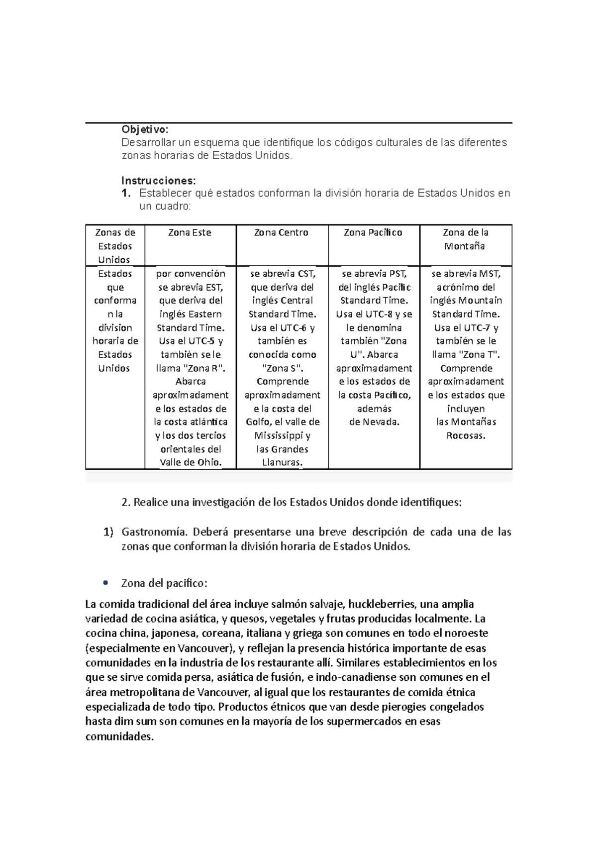 Desarrollar un esquema que identifique los códigos culturales de las ...
