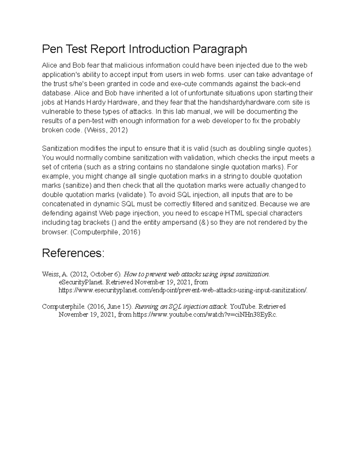 SQLi Lab CNIT270 giidi ediu diquwhd. iuhqwdiouh qwd diuh duh. uh. hu ...