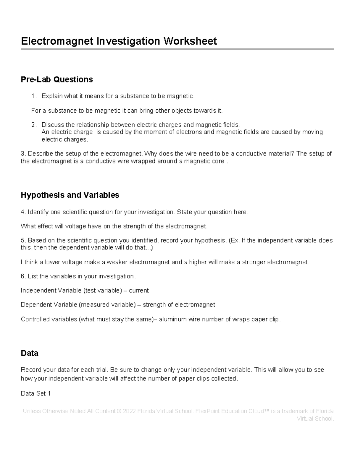 2.06 - Electromagnets - noooooooooooo - Electromagnet Investigation ...