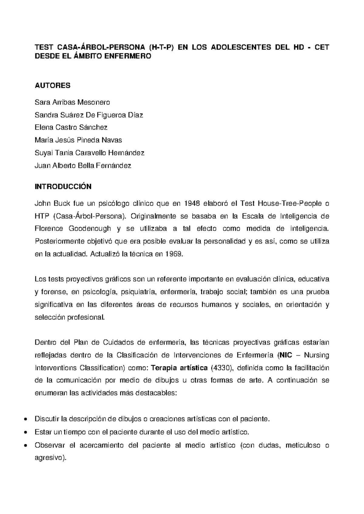 Pruebas HTP - referencias htp - TEST CASA-ÁRBOL-PERSONA (H-T-P) EN LOS ...